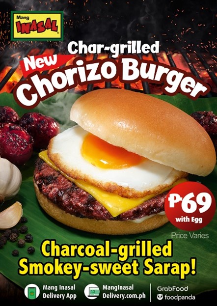Fresh from the grill: Mang Inasal launches its Char-grilled Chorizo Burger – ModernJournalTrends