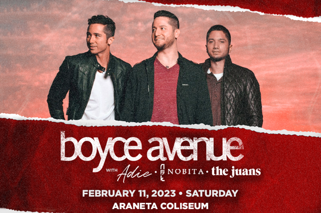 BOYCE AVENUE WITH ADIE, NOBITA AND THE JUANS LIVE IN CONCERT FOR ...