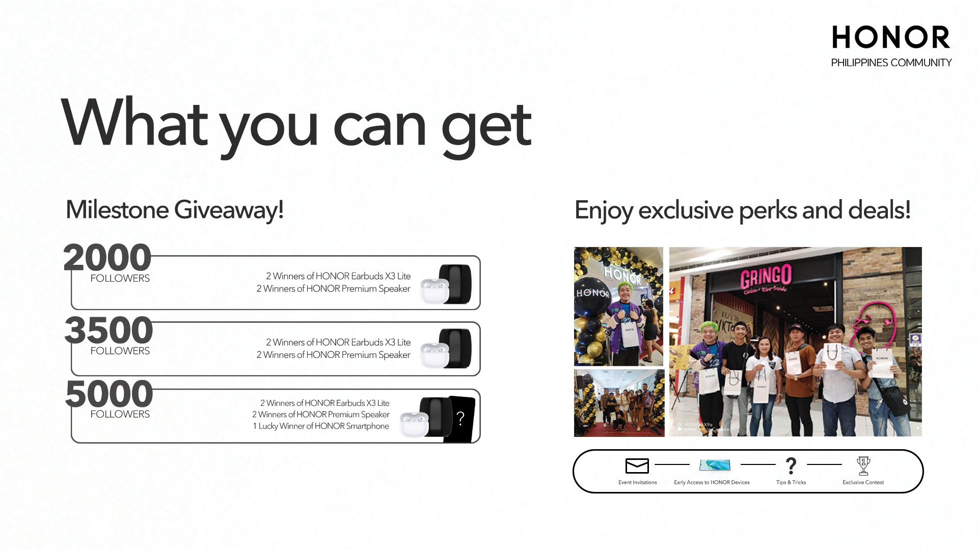 Here’s how you can win HONOR devices on the official HONOR Philippines ...